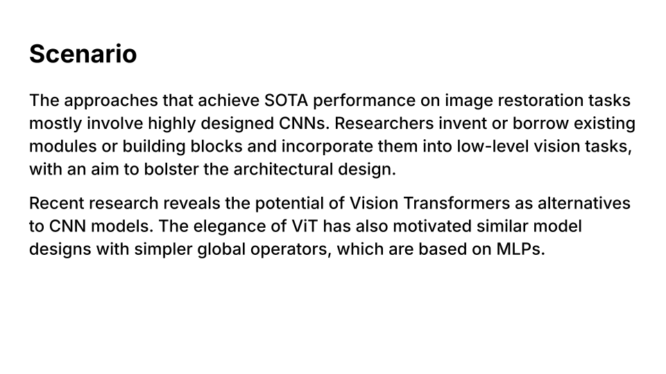 Presentation on MAXIM - Multi-Axis MLP For Image Processing - Prothito’s Website
